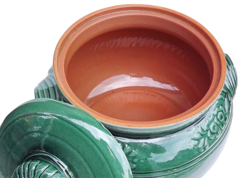 Vas lut rotund 6 L - verde - artizanat-cadouri.ro
