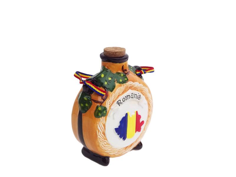 Souvenir Romania - plosca - artizanat-cadouri.ro