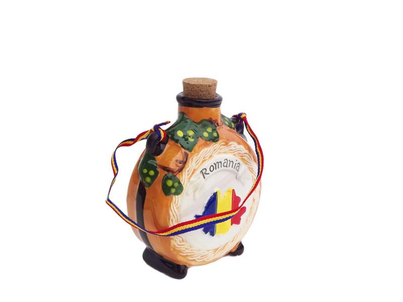 Souvenir Romania - plosca - artizanat-cadouri.ro